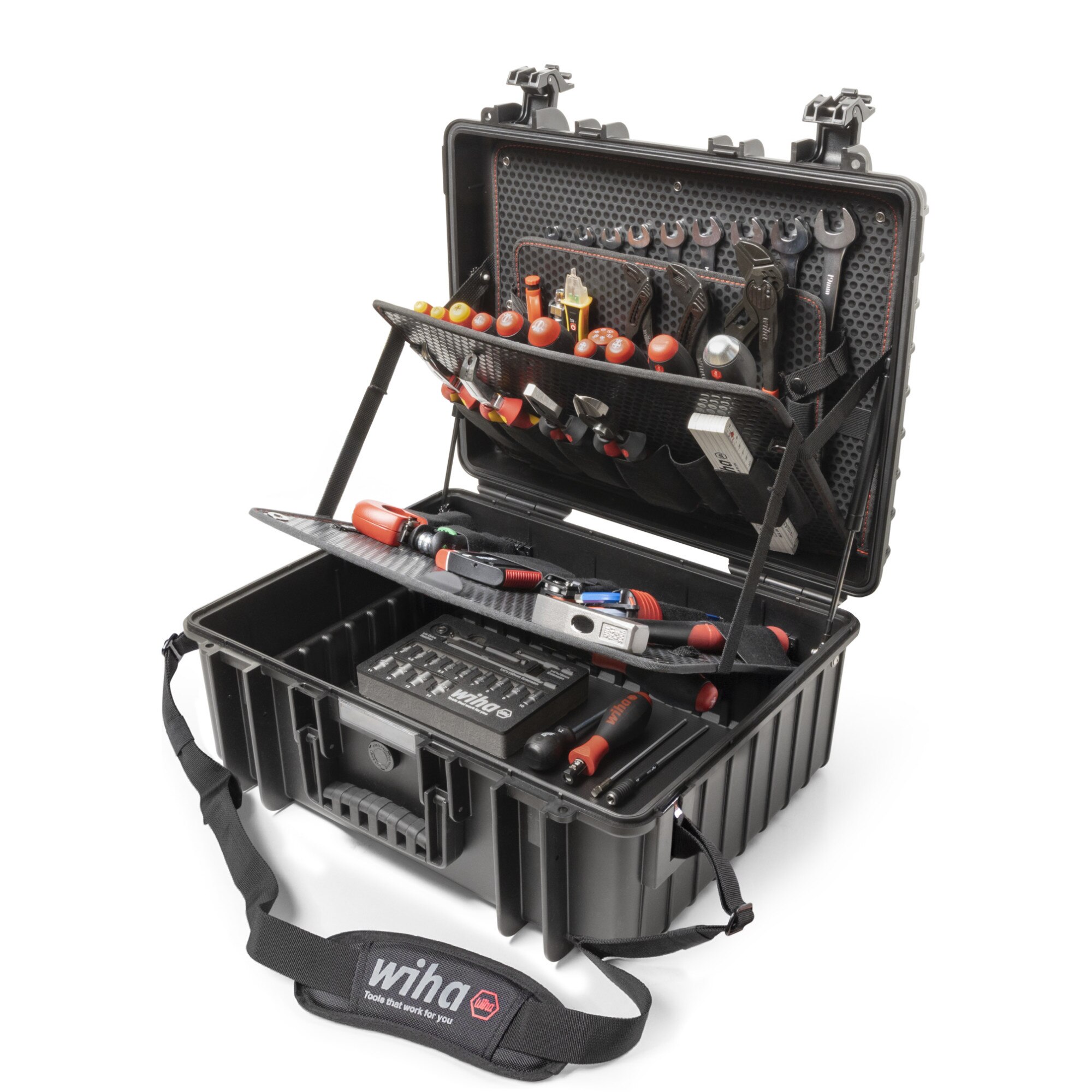 Set de scule, WIHA, 220 x 510 x 420mm, 16.3KG, Multicolor - eMAG.ro