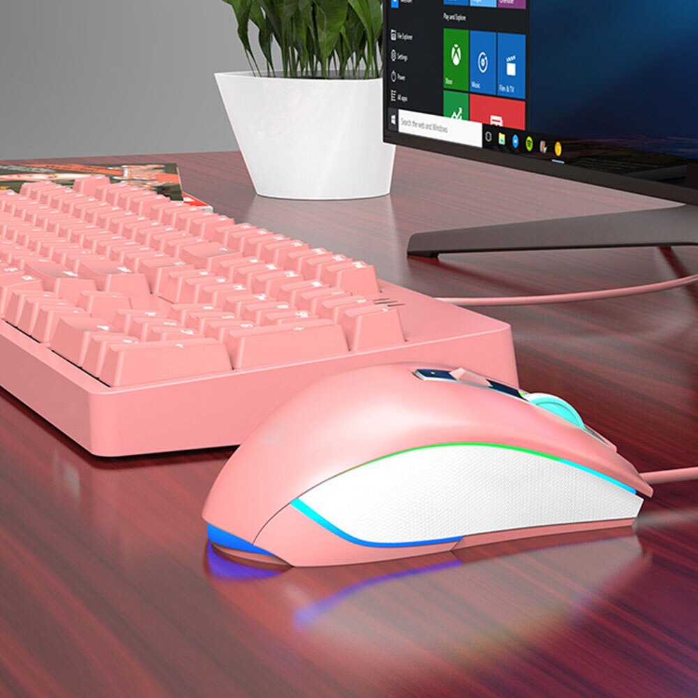 Mouse gaming, Senzor optic, Reglare DPI, Roz - eMAG.ro