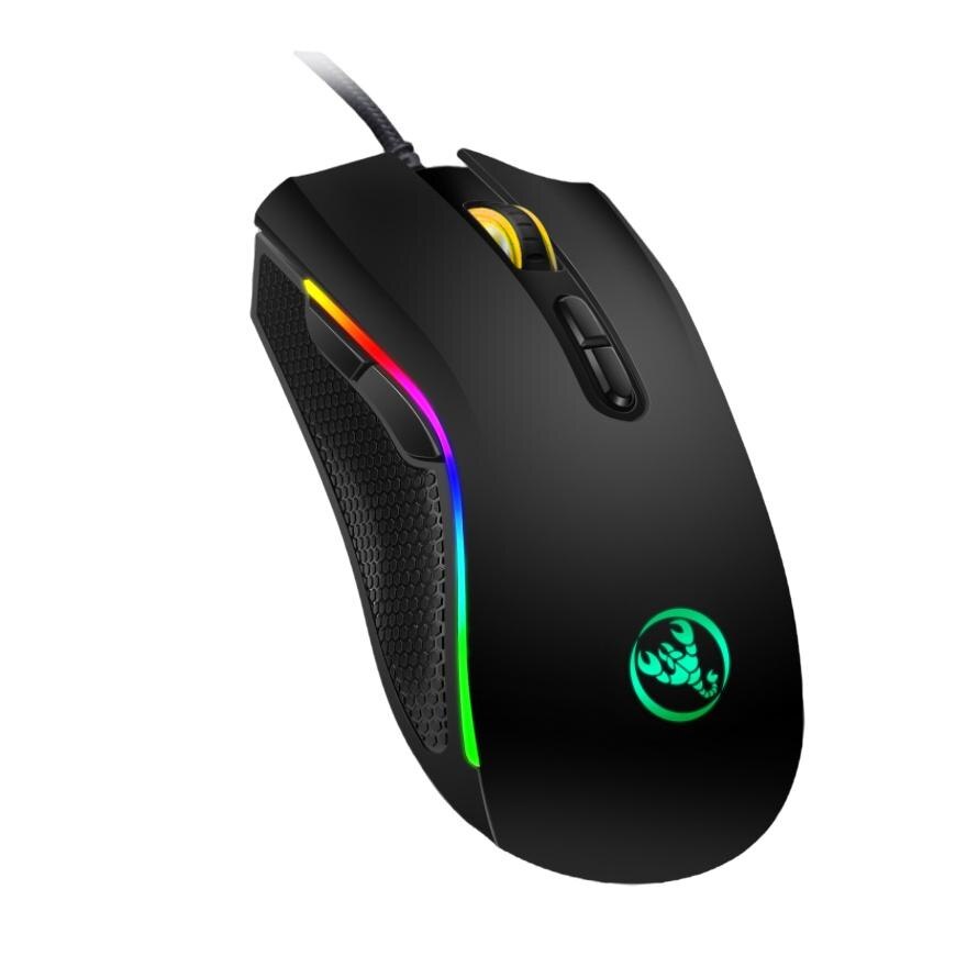 Mouse gaming, RGB, Cu fir, Negru - eMAG.ro