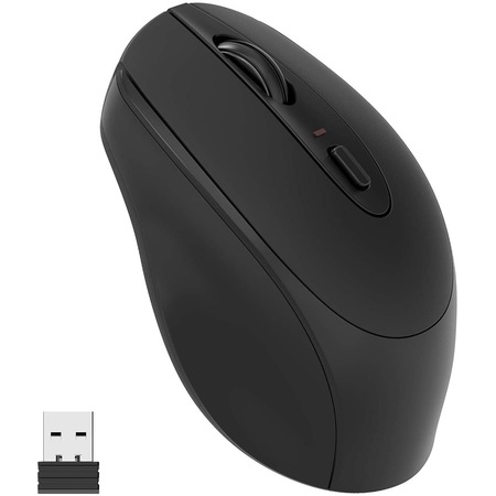 Mouse fara fir, 2.4GHz, Silentios, Negru - eMAG.ro