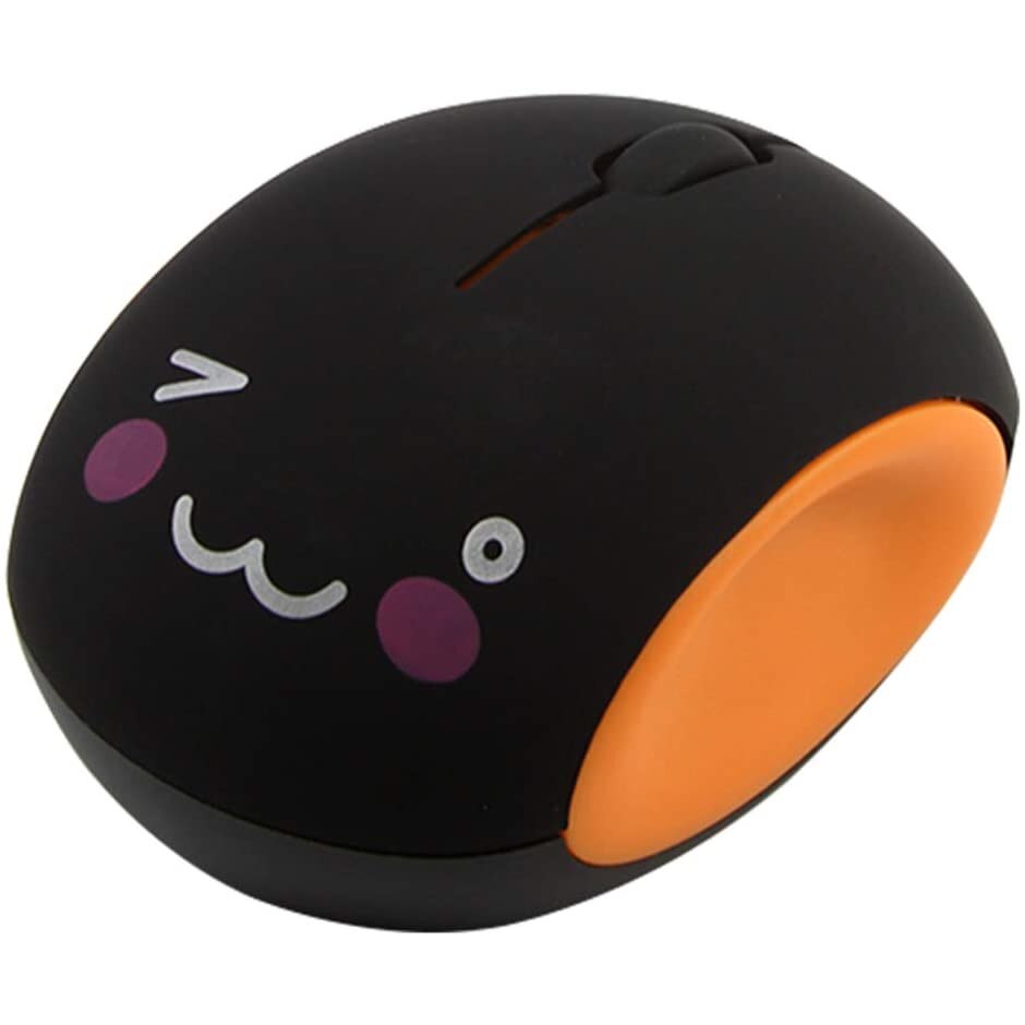 Mouse wireless, reincarcabil, portocaliu - eMAG.ro
