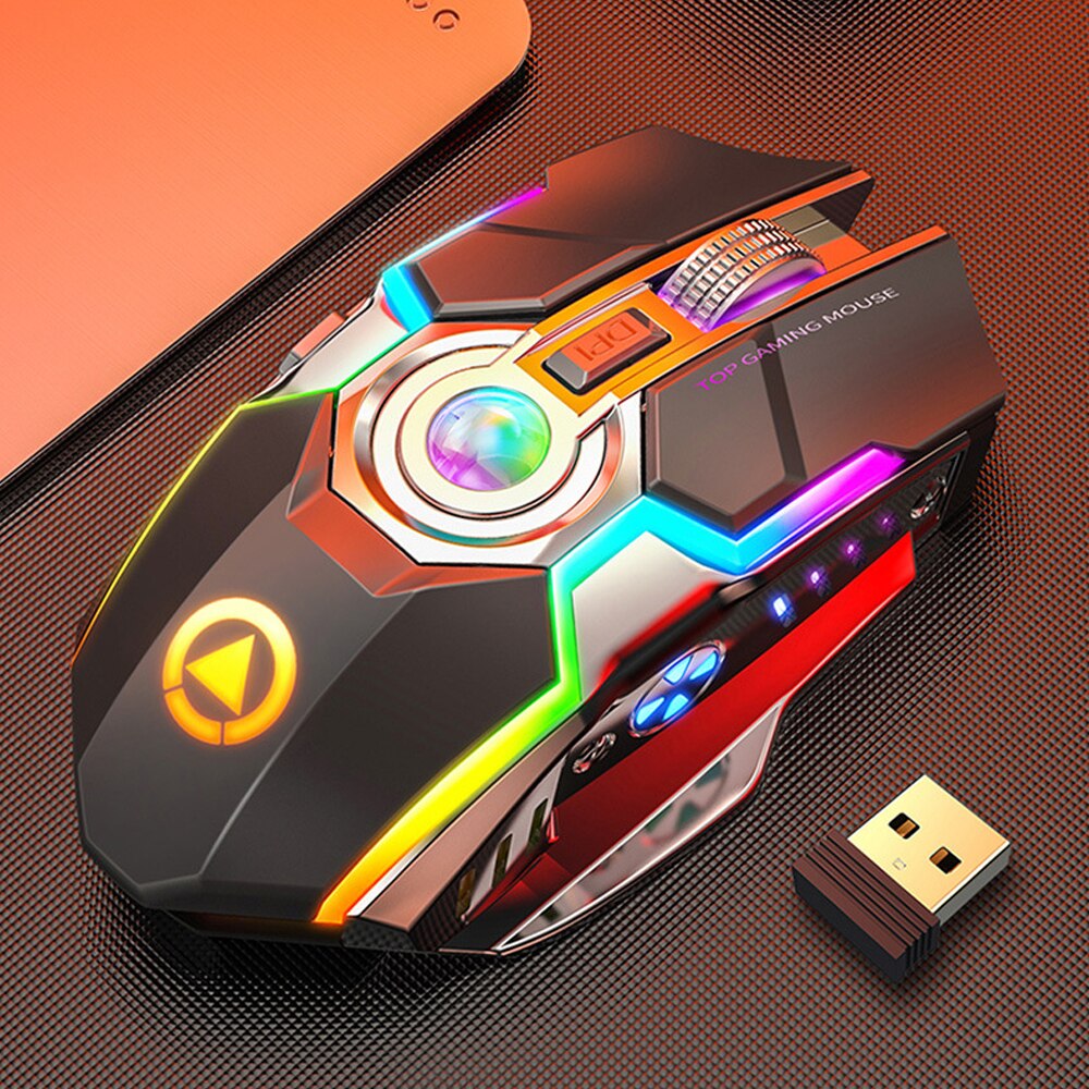 Mouse de gaming Mmgoqqt, USB, Negru - eMAG.ro