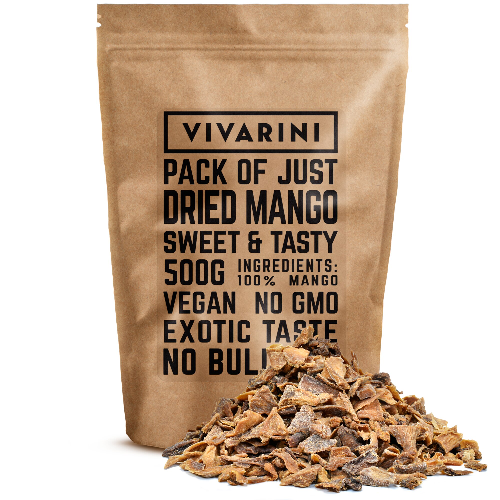 Vivarini Mango Uscat - 500g Aroma Dulce, Textura Moale, Origine Burkina ...