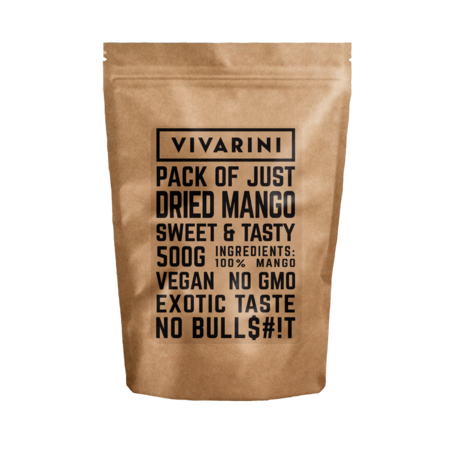 Vivarini Mango Uscat - 500g Aroma Dulce, Textura Moale, Origine Burkina ...