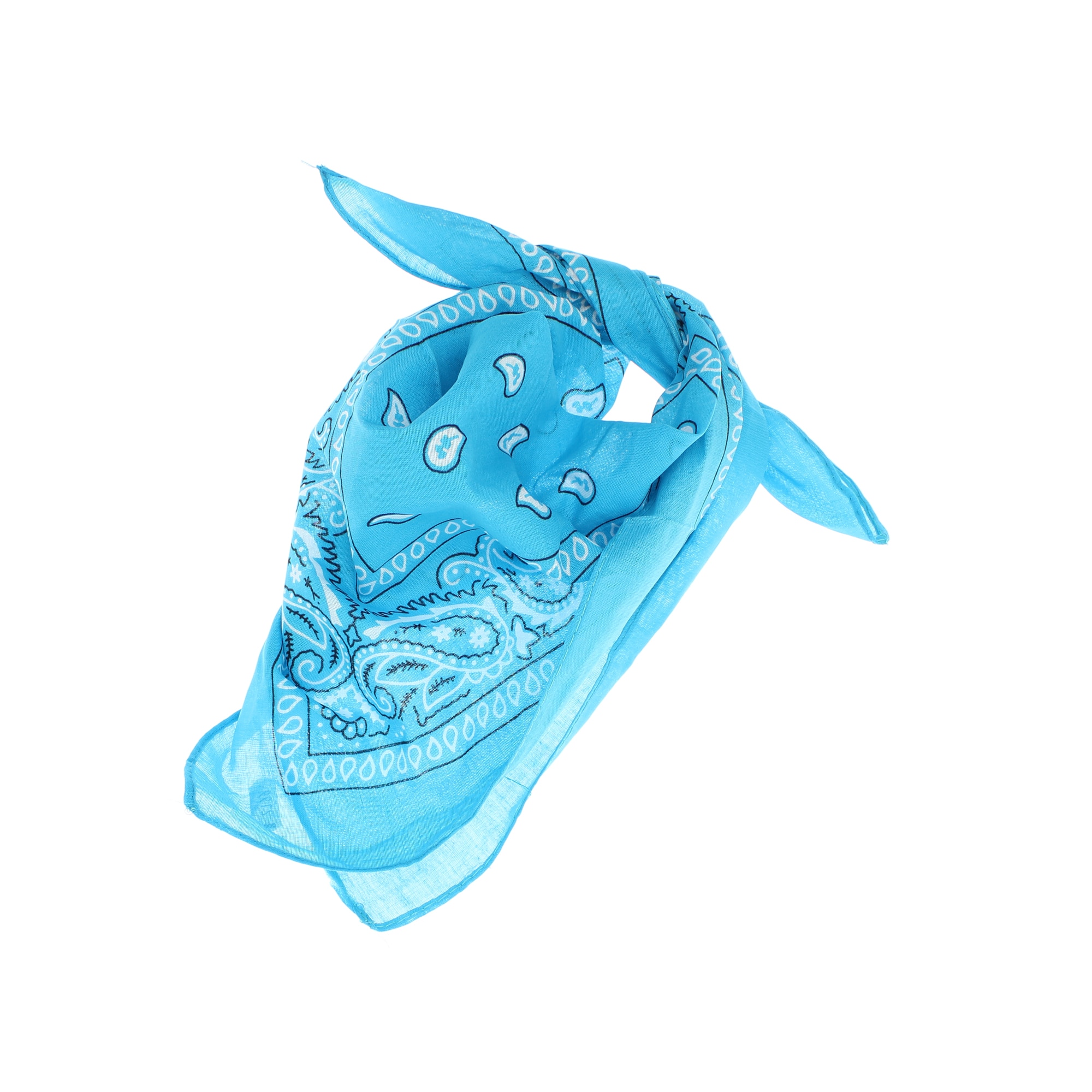 Bandana din bumbac, dimensiune 55x55 cm, imprimeu mandala, Buticcochet ...