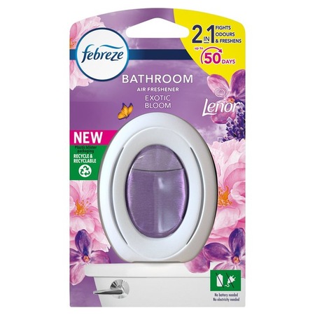 Odorizant de baie 2 in 1, FEBREZE Lenor Exotic Bloom, 7.5 ml - eMAG.ro