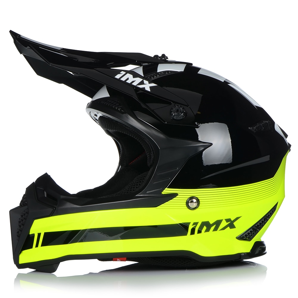 Casca Moto, IMX FMX, Enduro Cross, Galben/Negru, ABS, S 55-56 cm - eMAG.ro