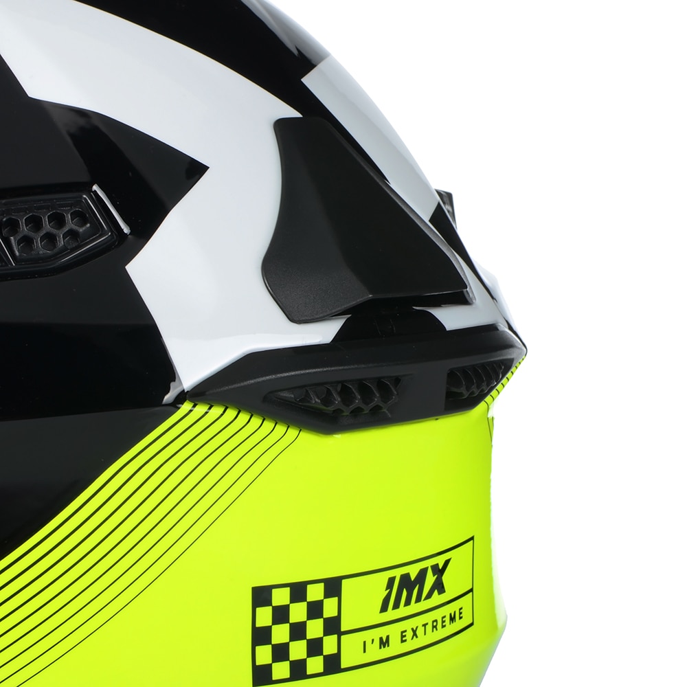 Casca Moto, IMX FMX, Enduro Cross, Galben/Negru, ABS, S 55-56 cm - eMAG.ro