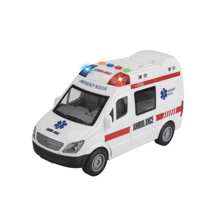 Masinuta SMARTIX® pentru copii, ambulanta cu lumini, sunete si usi ...
