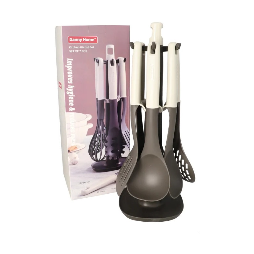 Комплект от 7 кухненски прибори Danny Home, пластмаса, термоустойчив ...
