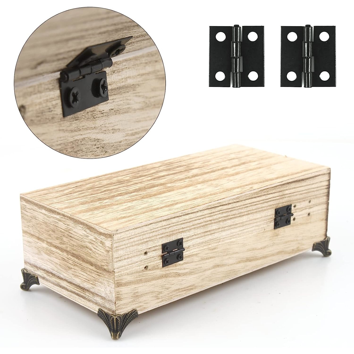 Set 50 mini balamale/200 suruburi, JENUOS®, 18x15mm, Negru - eMAG.ro