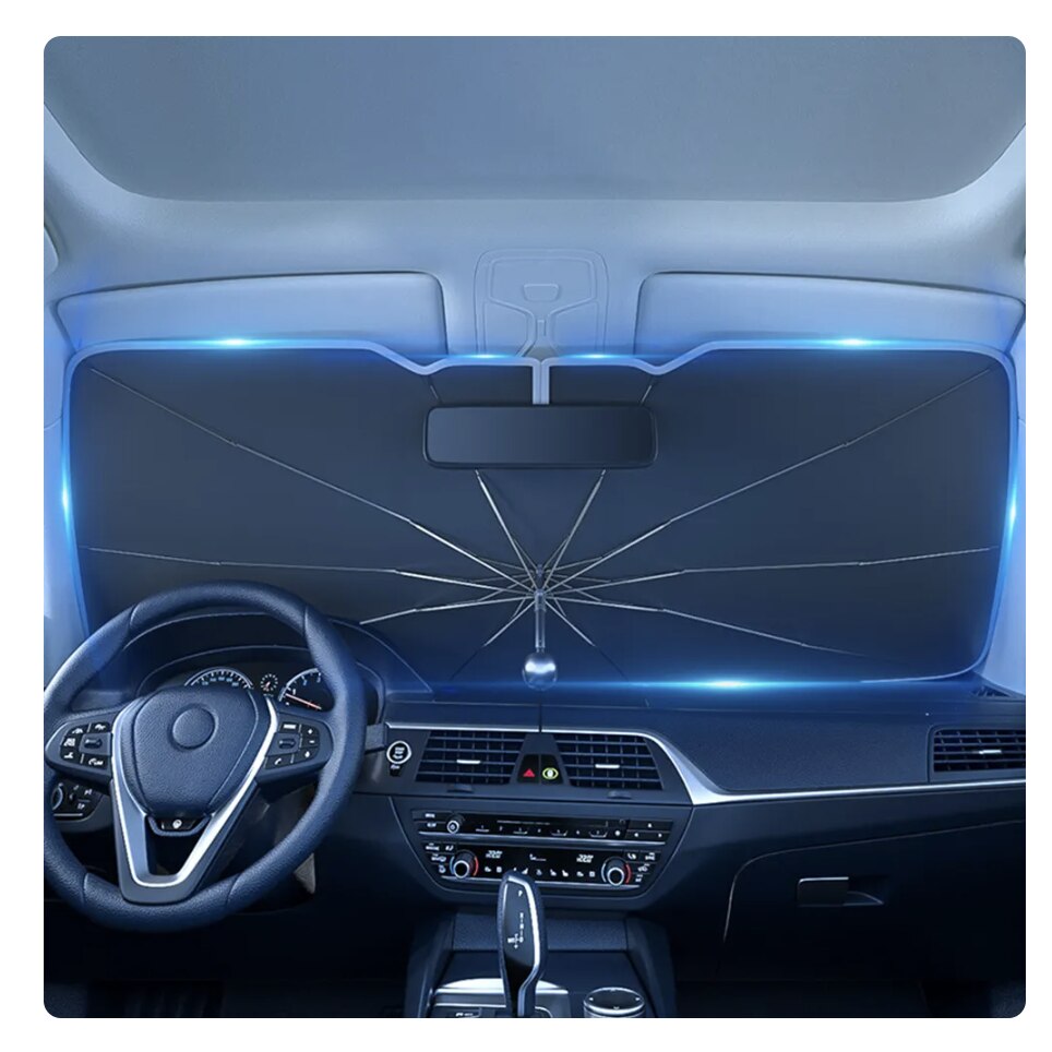 Parasolar 360° Auto Pliabil, CONSDLX, Potrivit Pentru Dimensiuni 145 X ...