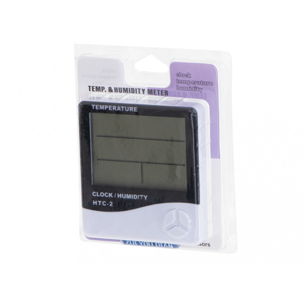 Termometru si higrometru digital cu ceas si alarma HTC-2 - eMAG.ro