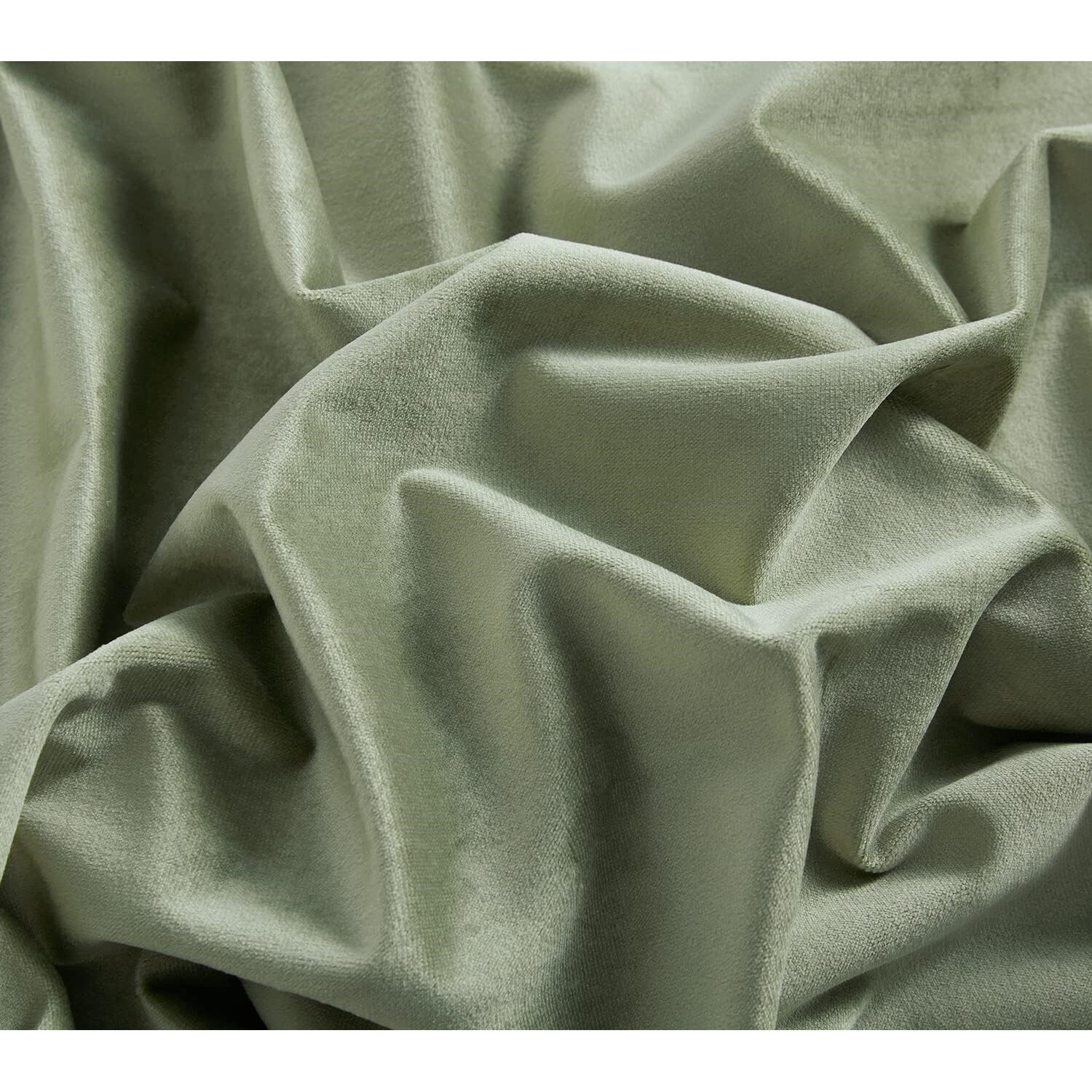 Set draperii Catifea Verde Kaki, 2 buc x 200 cm lungime / 240 cm ...