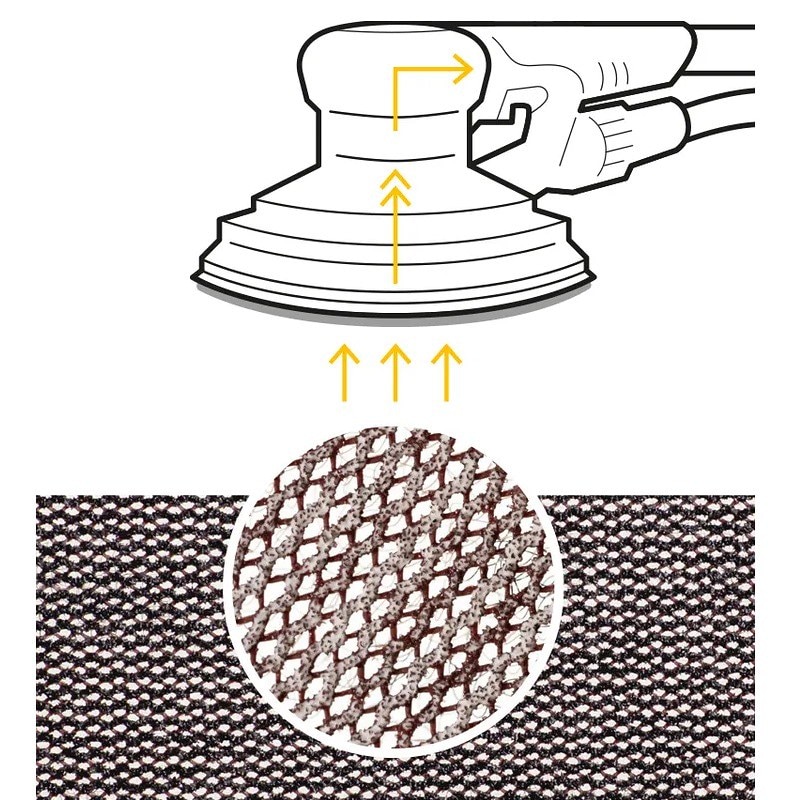 Disc plasa abraziva DEERNET, 75 mm, granulatie 400, 5 buc/set, prindere ...