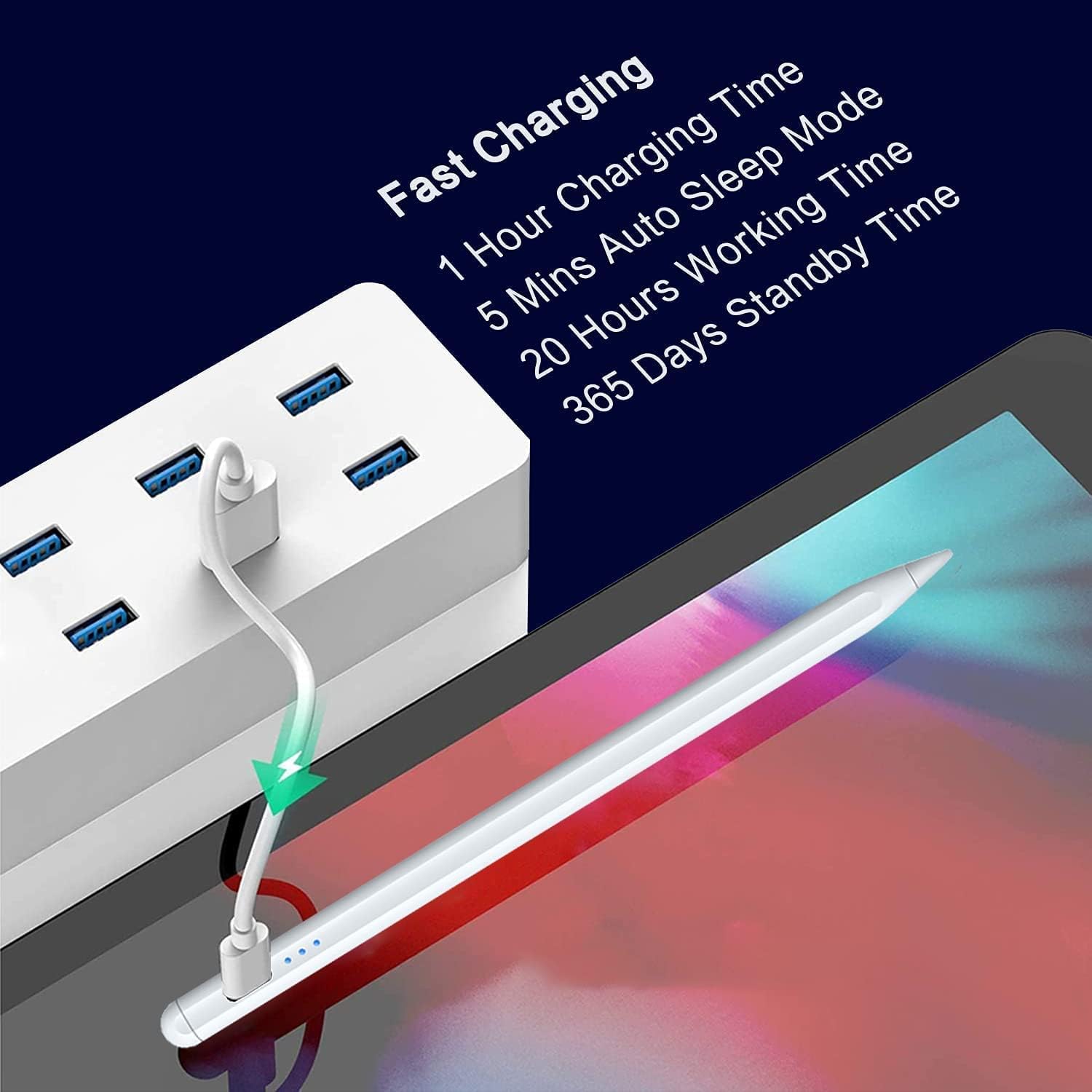 Pix scris de mana iPad pen, Zoopie, Apple iPad tablet pen 2018-2023 ...