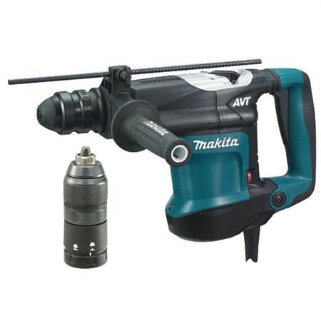 Set Ciocan rotopercutor + Mandrina cilindrica, Makita, 850 W, 4.9 J ...