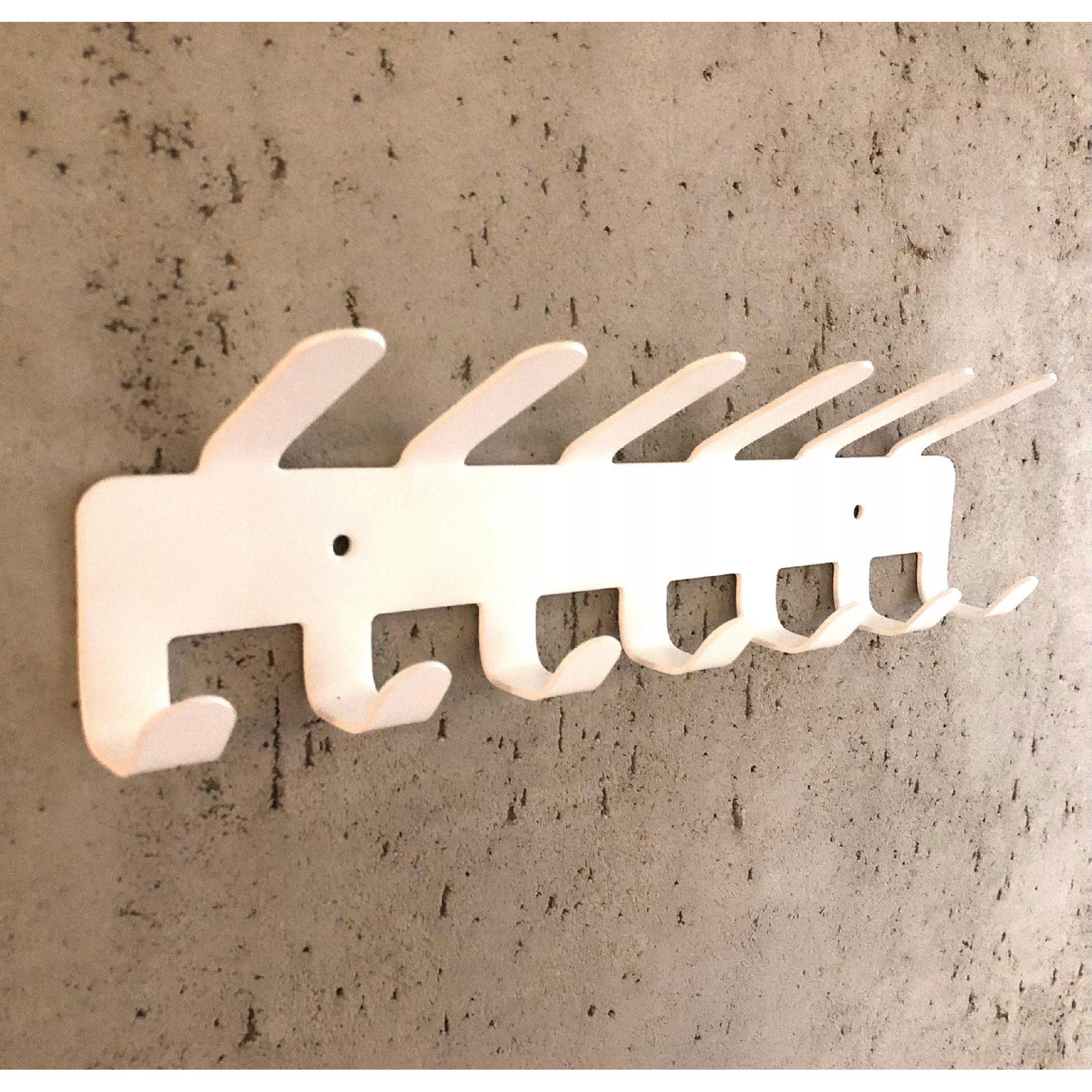 Set 2 cuiere de perete, Stalform, Otel, Alb - eMAG.ro