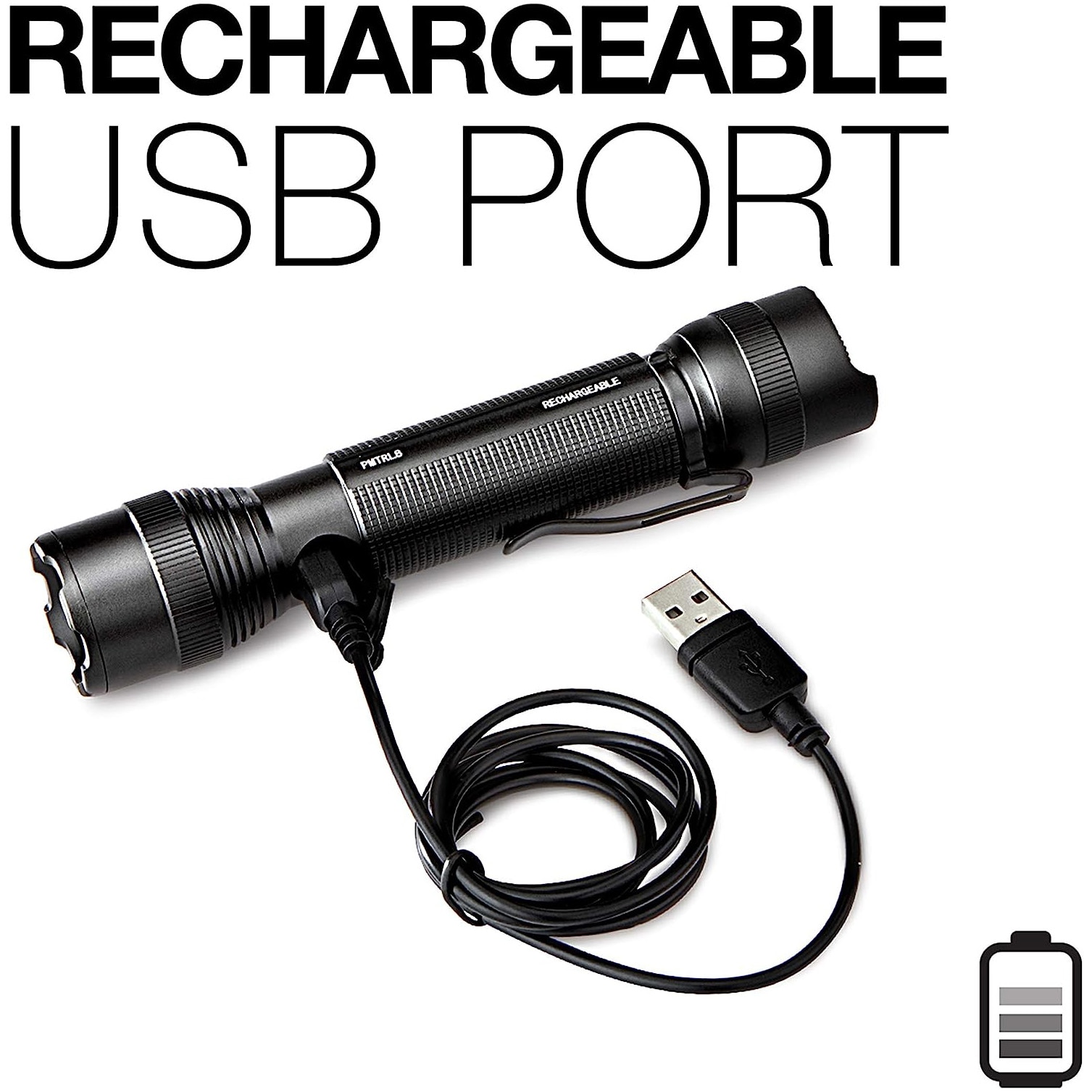 Energizer TAC-R 700 újratölthető taktikai LED zseblámpa, USB töltés ...