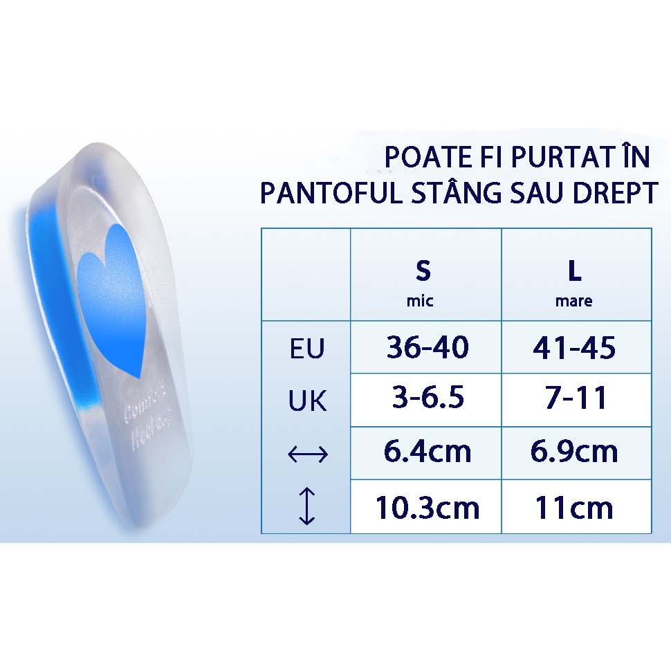 Set 1 perechi Branturi inaltatoare din silicon CUKIN, Marime Universala ...