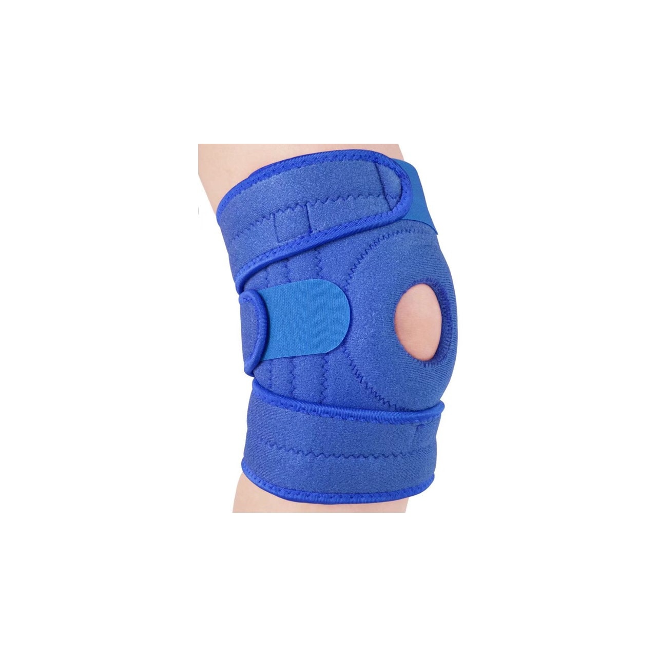 Orteza genunchi, ajustabila, elastica, cu suport patelar si disc gel ...