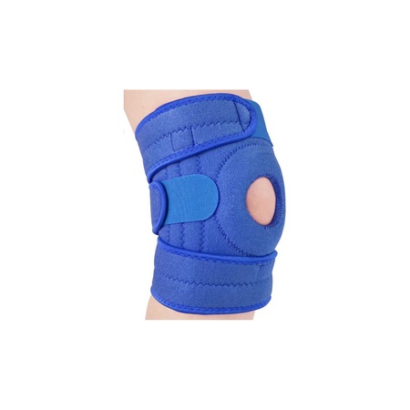 Orteza genunchi, ajustabila, elastica, cu suport patelar si disc gel ...