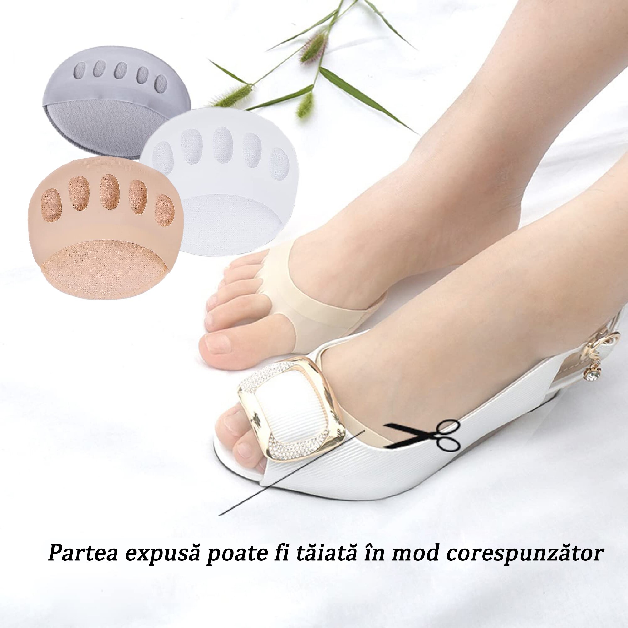 Set de 4 perechi Sosete pentru degetele de la picioare, Wieysdoo ...