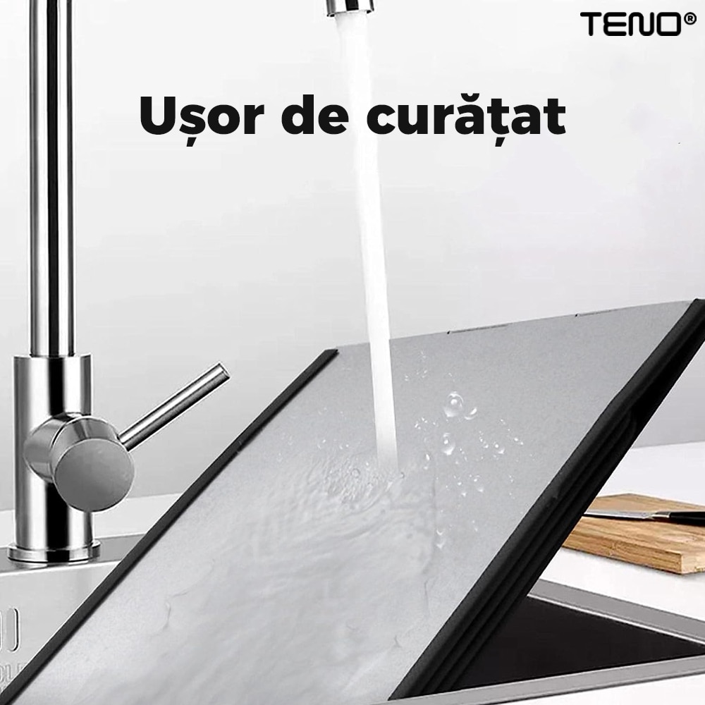 Placa de Protectie Aragaz Anti-Stropi Teno®, panou triplu, pliabila ...