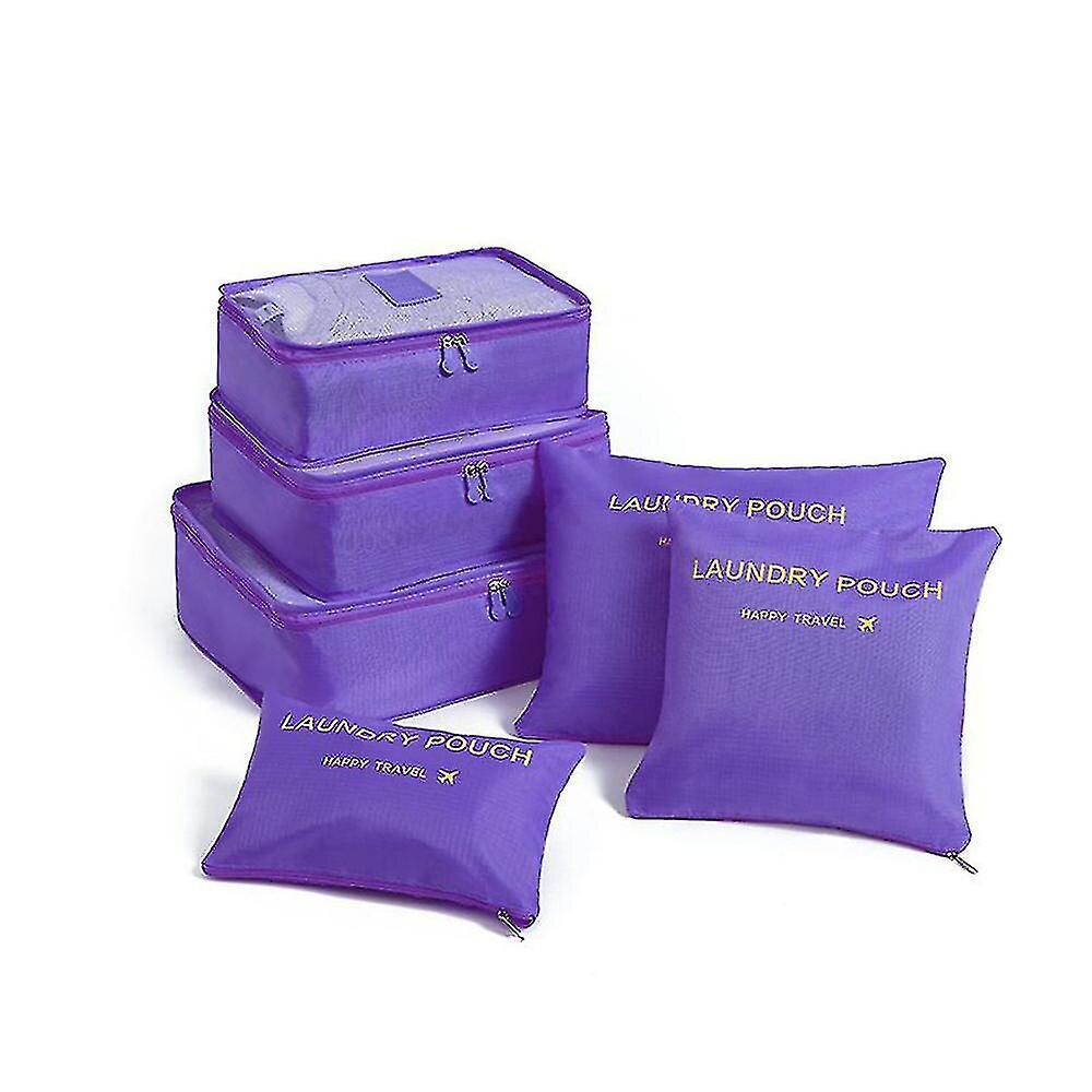 Organizator pentru bagaje format din 6 piese, dimensiuni diferite ...