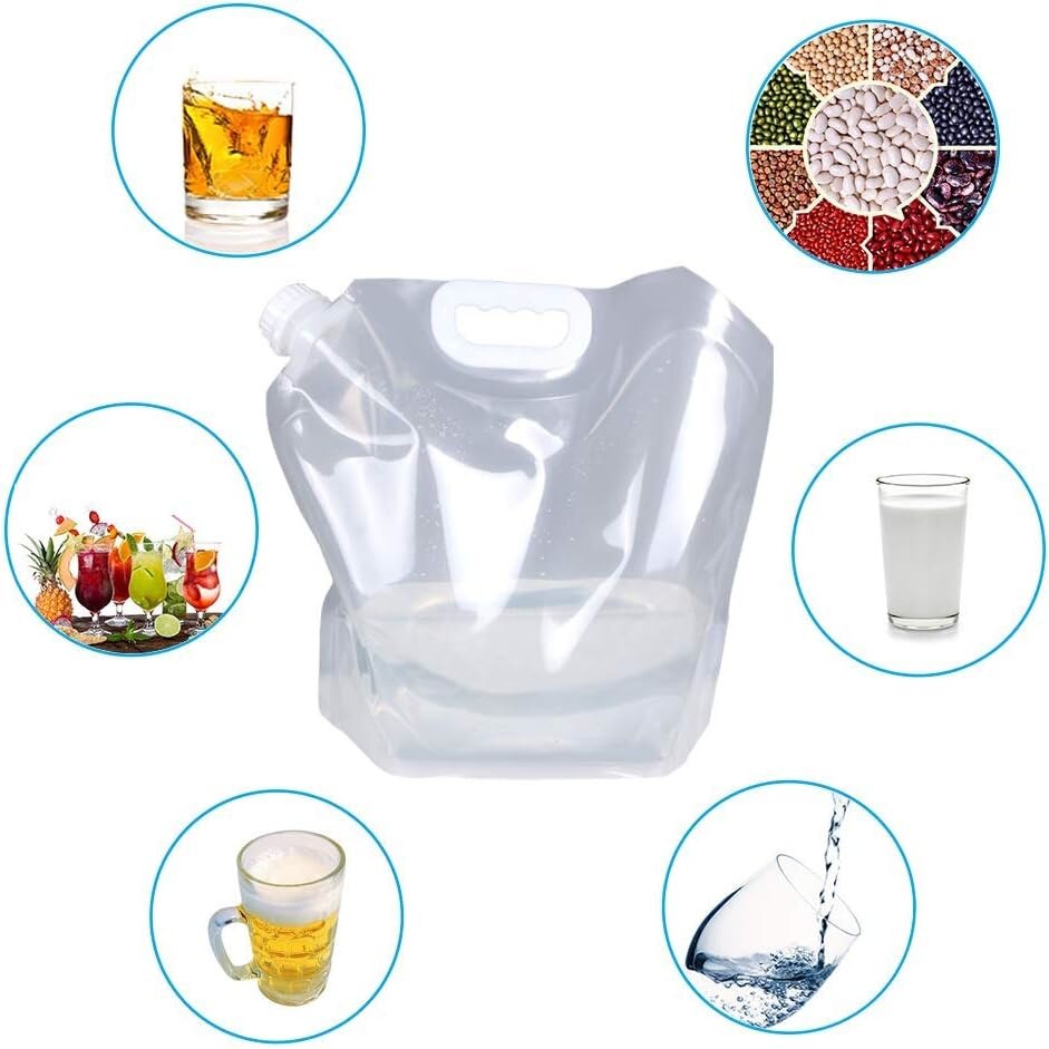 Recipient portabil etans pentru apa potabila, Zola®, 10 L, reutilizabil ...