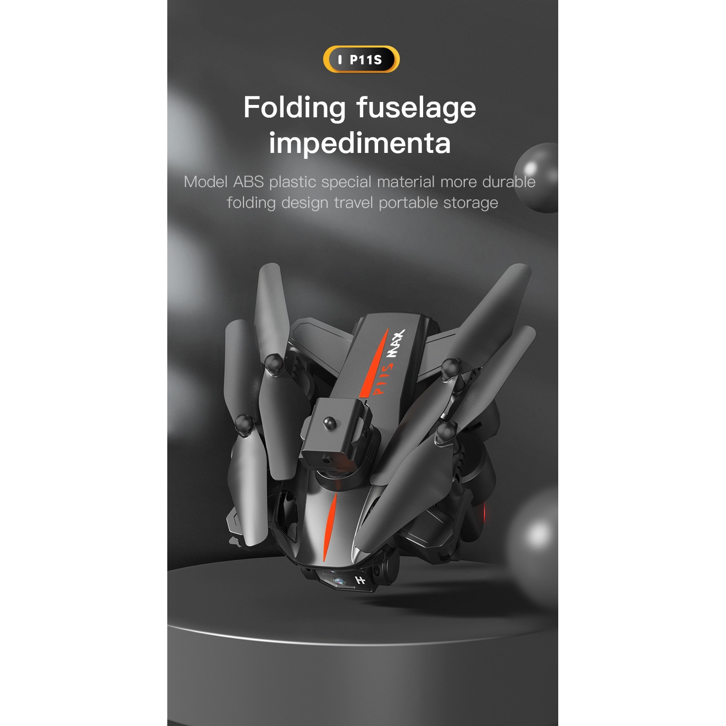 Drona cu doua camere 8K LEBLOU P11S MAX, transmisie 5G pe telefon ...