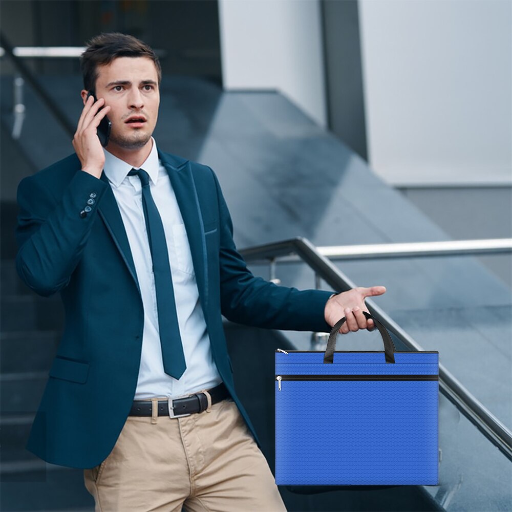 Servieta din Panza A3, FreeBiz®, Textil, 47x35cm, Albastru - eMAG.ro