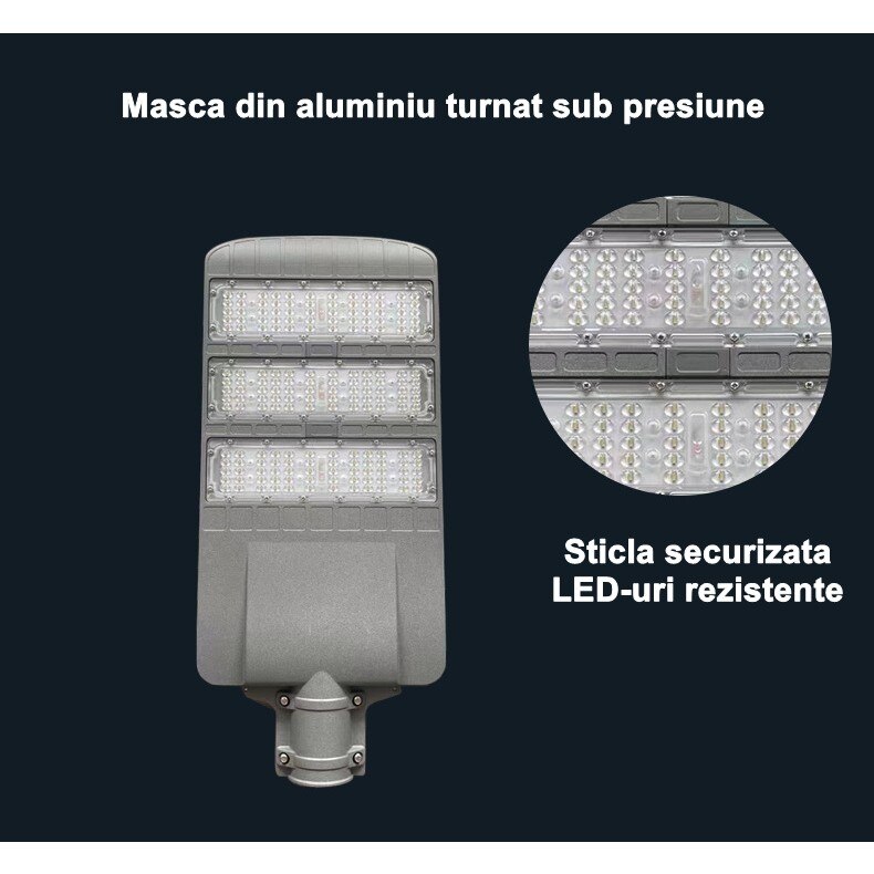 Lampa solara stradala Flippy, IP65, senzor de lumina, 306 LED-uri SMD ...
