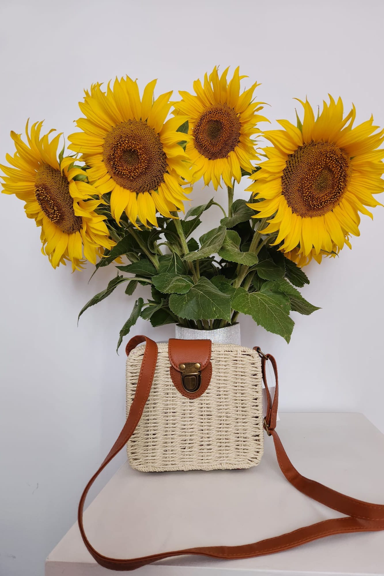 Geanta din rafie model summer5, 20x20 - eMAG.ro