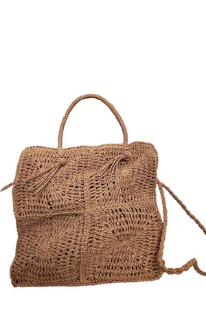 Geanta din rafie model sumer1, 40x40 - eMAG.ro