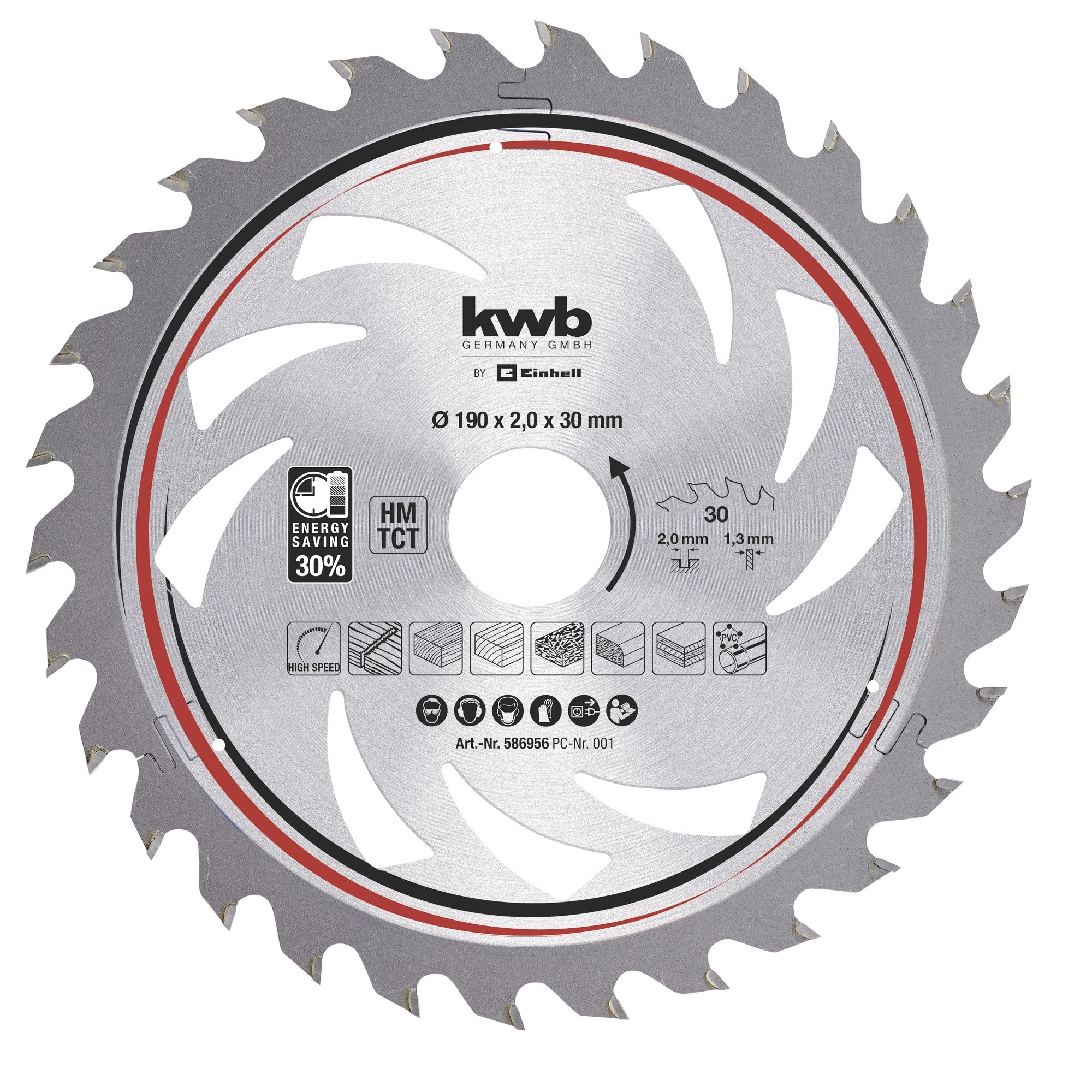 Disc circular KWB pentru lemn HM 190 x 30 mm Z 30 - eMAG.ro