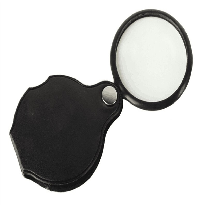 Lupa de buzunar, Sunmostar, Sticla\Piele naturala, Negru - eMAG.ro
