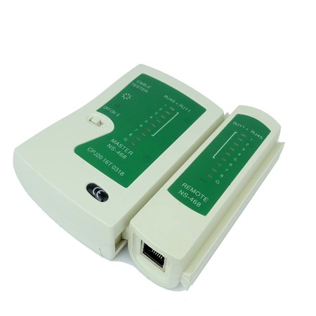Tester pentru cabluri de retea LAN RJ45/RJ11/RJ12, JENUOS®, Indicatoare ...