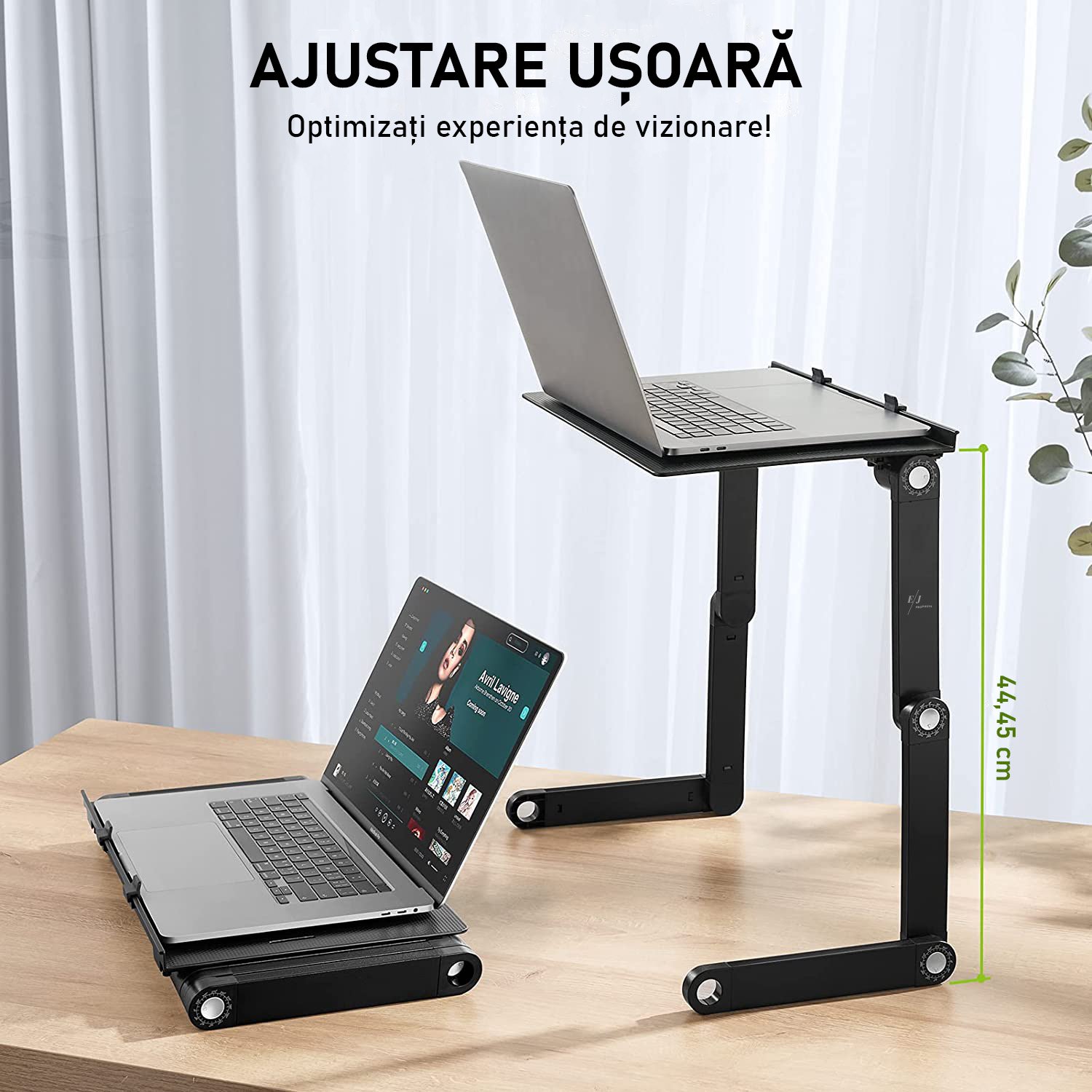 Masuta laptop regabila S73, EJ Products, sistem dublu ventilatie tip ...