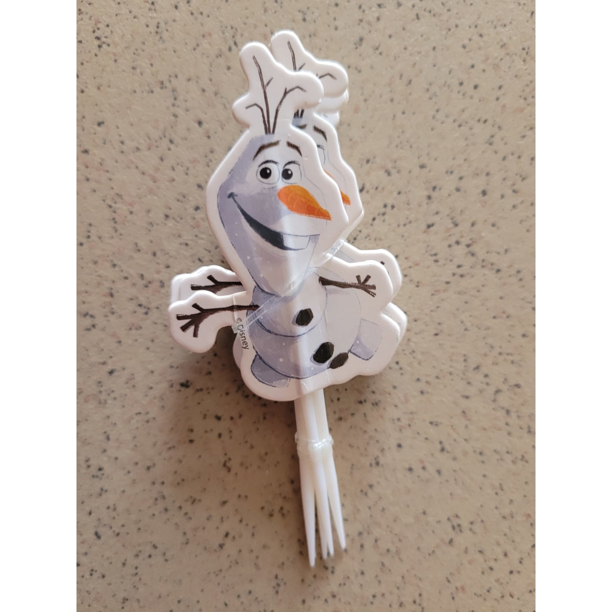 Set 6 modele decor hartie tort / briosa Frozen 30 buc - eMAG.ro