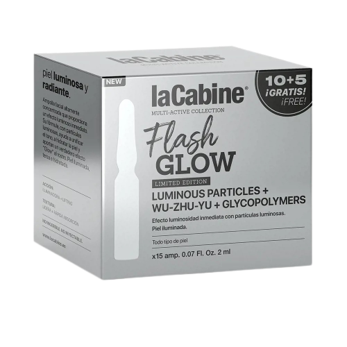 Set fiole faciale cu pigmenti luminosi, extract Wu-Zhu-Yu si ...