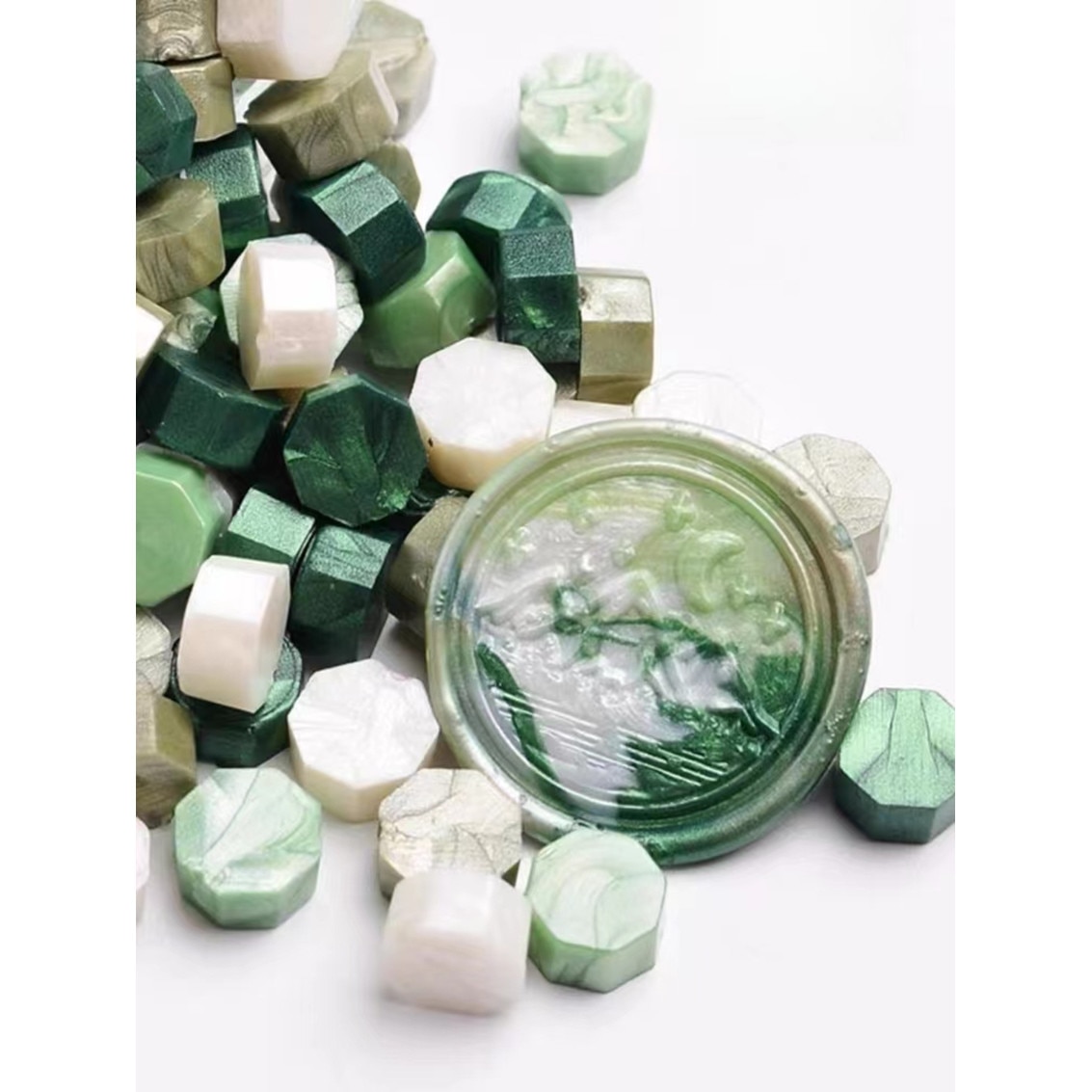 Set ceara pentru sigilii decorative, 200 bucati, Multicolor - eMAG.ro