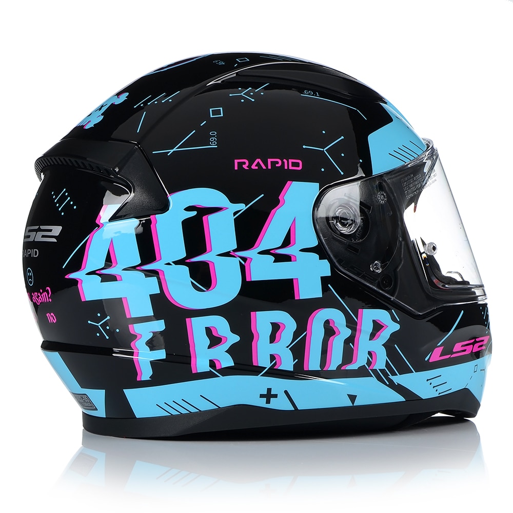 Motoros sisak, Integrál, LS2 FF353 Rapid Player, Kék, XL 61-62 cm - eMAG.hu