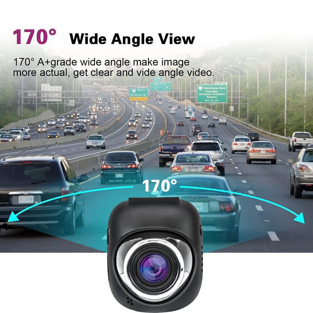 Camera auto DVR de bord, Dash Cam, Full HD 1080P, display 1.5 ...