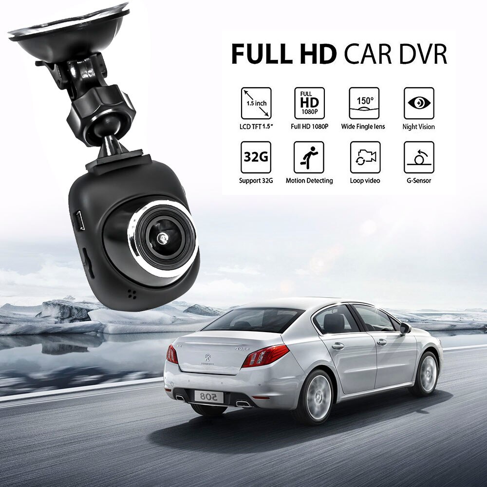 Camera auto DVR de bord, Dash Cam, Full HD 1080P, display 1.5 ...
