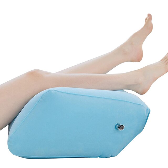 Perna gonflabila pentru picioare, Wepzsxo, Sintetic, 1.32 Kg, Albastru ...