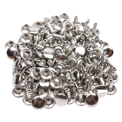 Set 100 Nituri pentru genti si haine, Inox, Argintiu - eMAG.ro