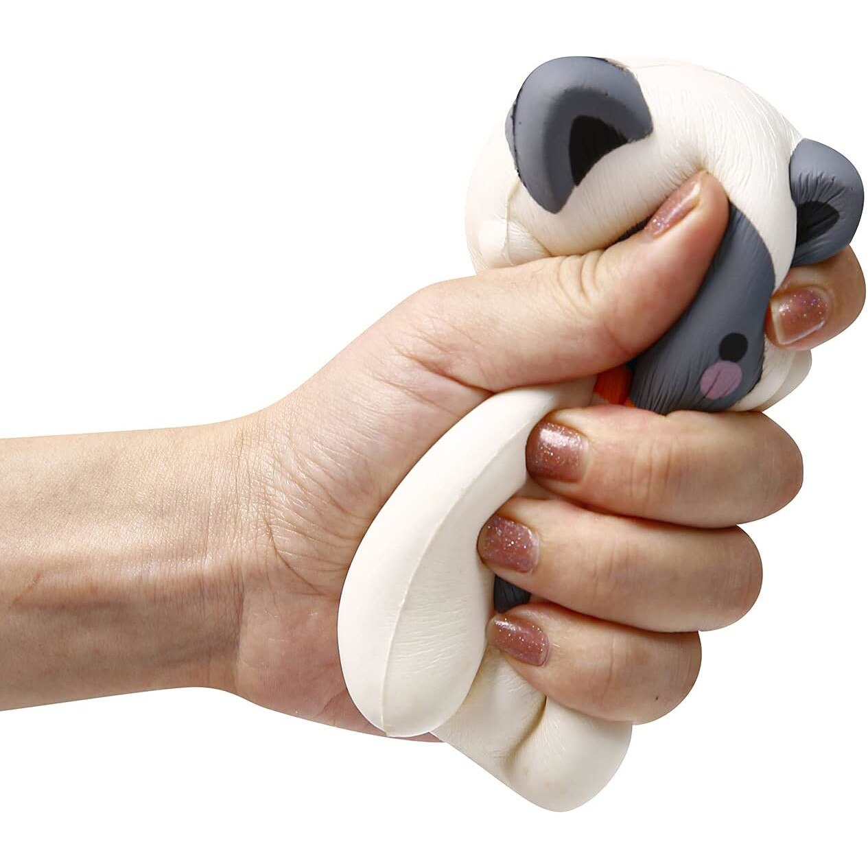 Jucarie squishy, Poliuretan, Alb/Galben - eMAG.ro