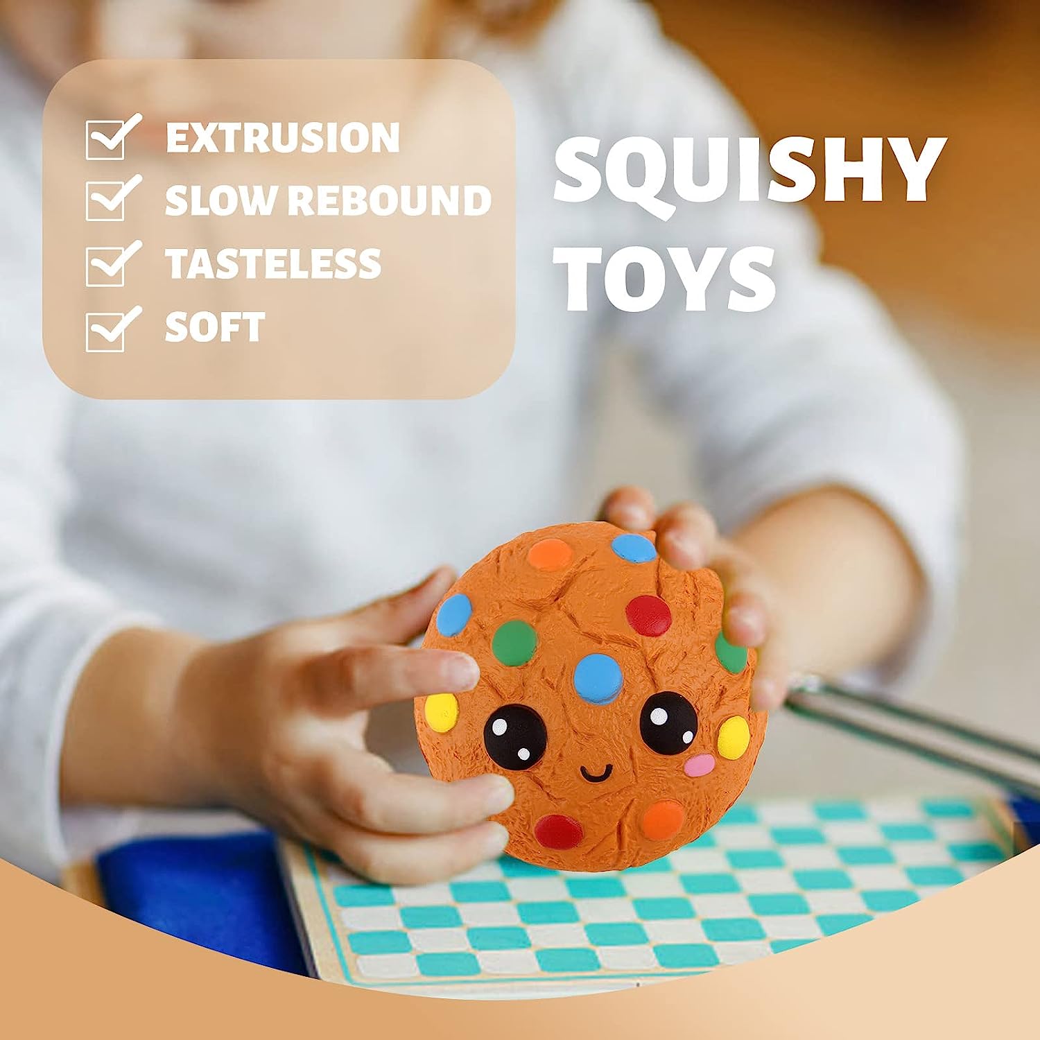 Jucarie squishy, Poliuretan, Multicolor - eMAG.ro
