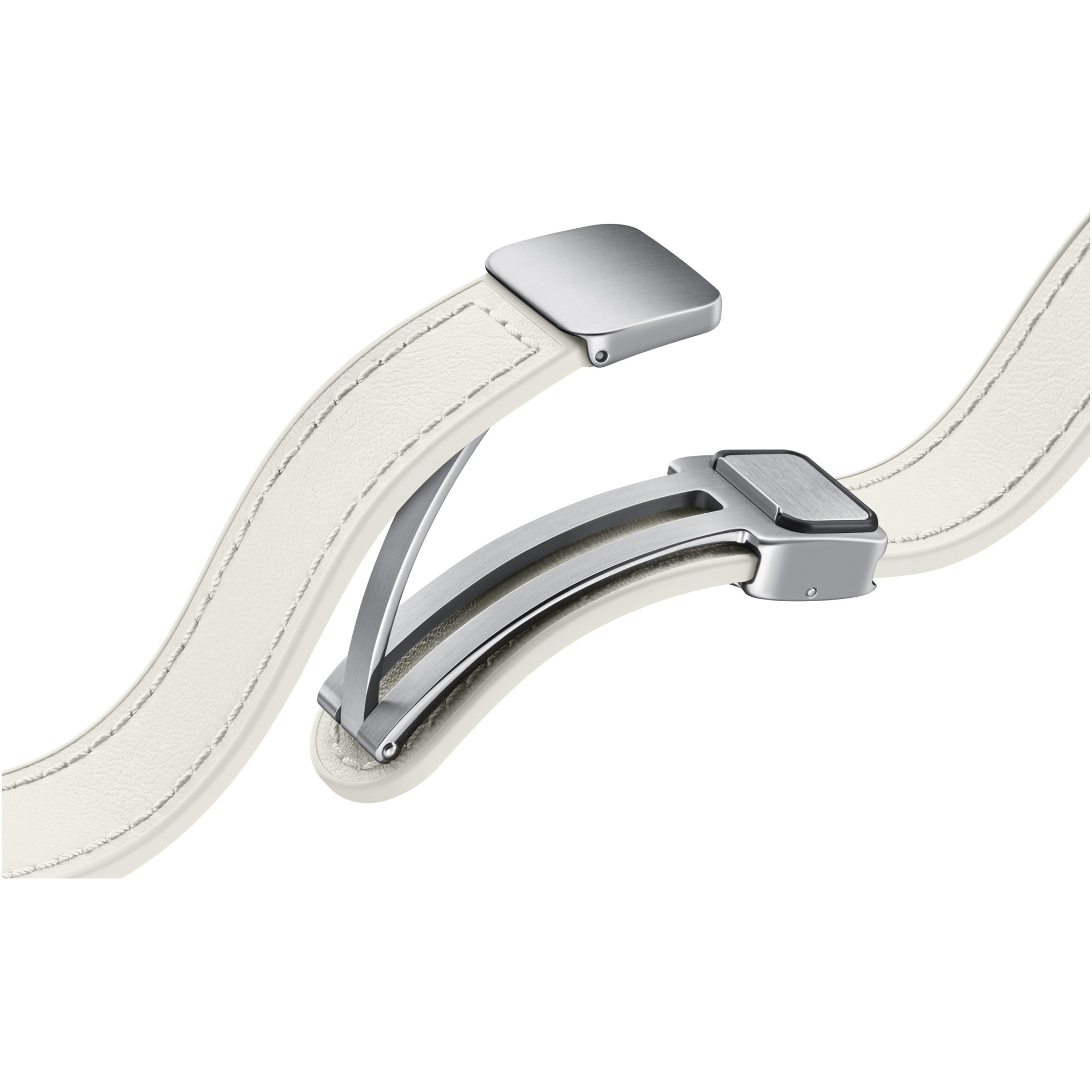 Curea smartwatch Samsung D-Buckle Hybrid Eco-Leather Band pentru Galaxy ...